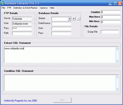 Database Extratctor Pro | Free download software