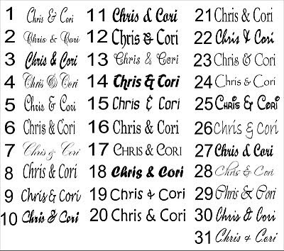 Endless Possibilities: Our Top 31 Favorite Client Font Chart