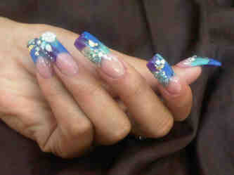 MARAVILLOSO MUNDO DE LAS UÑAS DE ANDREINA NAILS: Hello Kitty diseño de uñas acrilicas 3D relieve ...