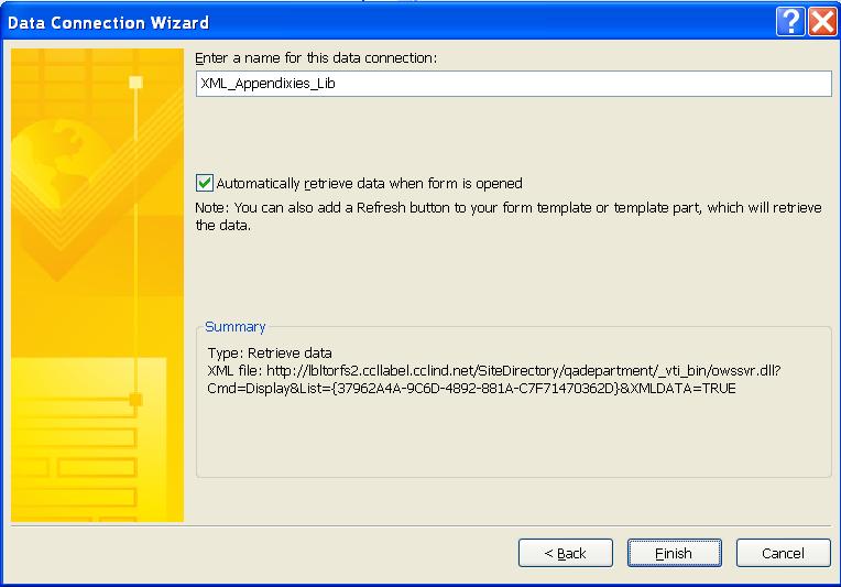 SHAREPOINT / INFOPATH SOLUTIONS: SHOW DOCUMENT LIBRARY SPECIFIC ITEMS ...