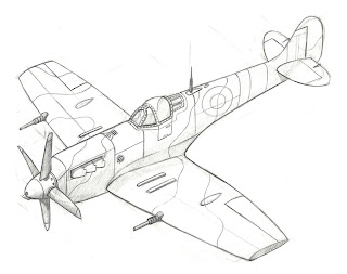 Learning drawing principles: Spitfire