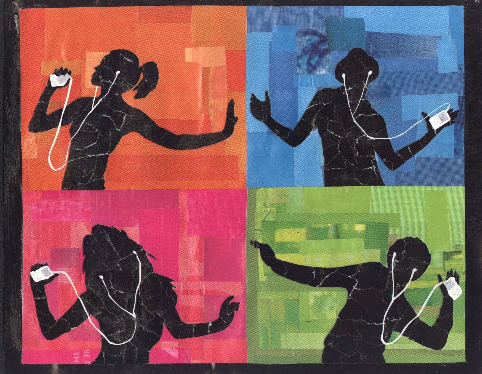 BHS Art Gallery: Graphic Design - Value Collage