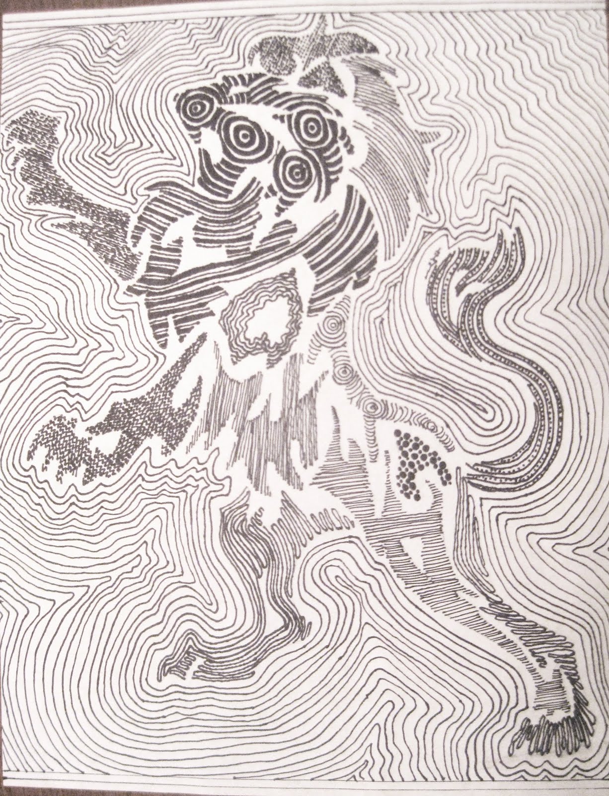 BHS Art Gallery: Graphic Design - Line Design