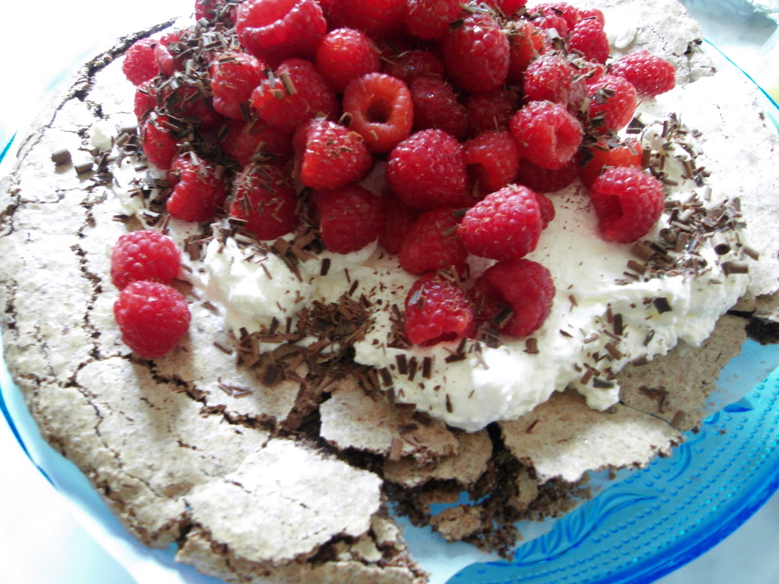 Caramels, Bonbons et Chocolats: Nigella's chocolate raspberry pavlova