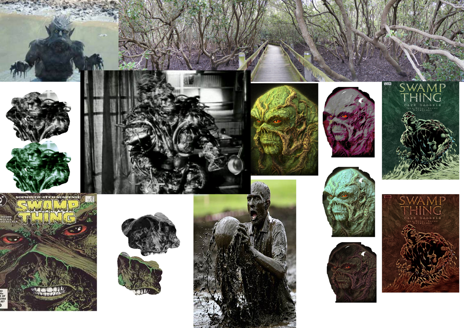 Kash Kong James: Moodboards for location and monster