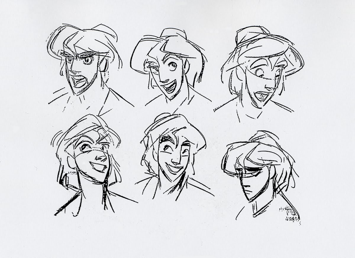 Living Lines Library: Aladdin (1992) - Character Design: Concepts ...