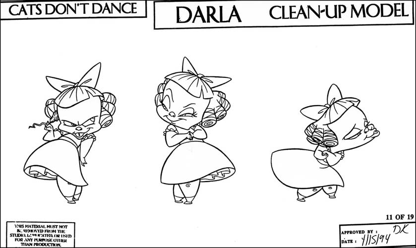 Living Lines Library: Cats Don't Dance - Characters: Darla Dimple