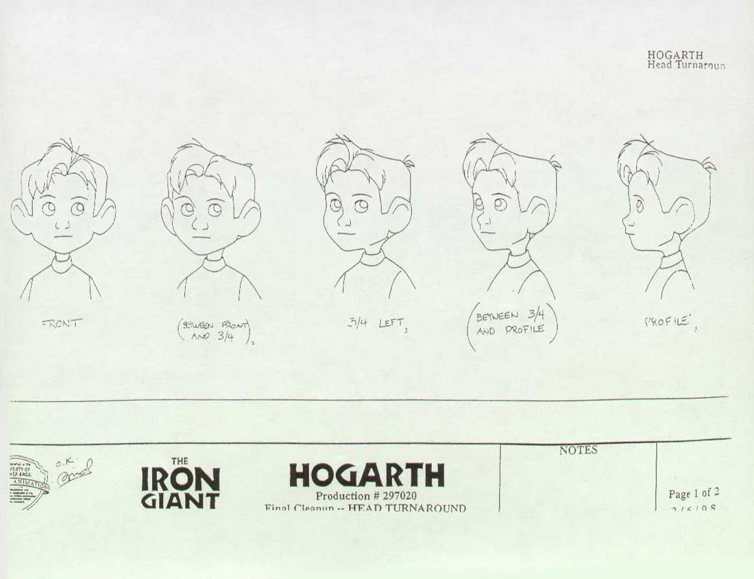 Living Lines Library: The Iron Giant - Character: Hogarth Hughes ...