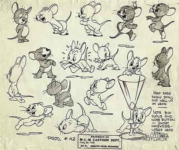 Living Lines Library: Tom and Jerry (TV Series 1940- ) - Model Sheets ...