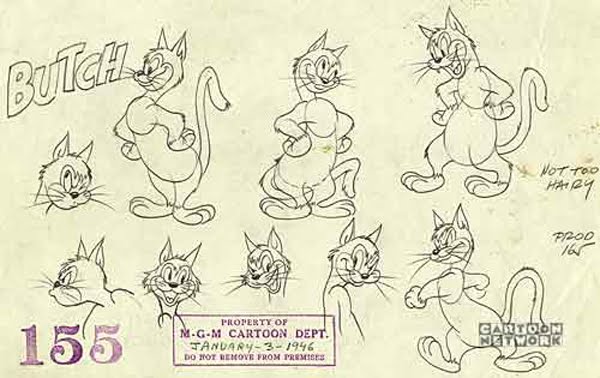 Living Lines Library: Tom and Jerry (TV Series 1940- ) - Model Sheets ...