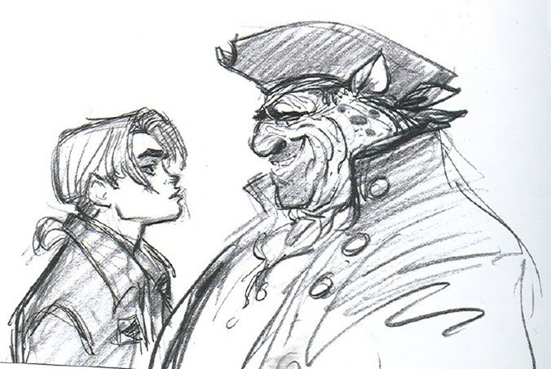 Living Lines Library: Treasure Planet (2002) - Character Design