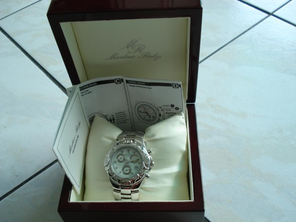 unlimiteditemsinc: MARKUS RUBY POSEIDON CHRONOGRAPH 8 DIAMOND PLATINUM ...