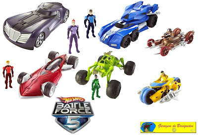 Garagem de Brinquedos: Battle Force 5, carros e série