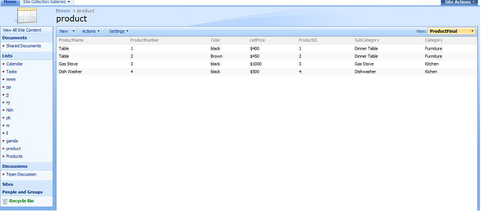 Sharepoint 2007 Moss 2007 Sharepoint 2007 Get Data Using Web Services