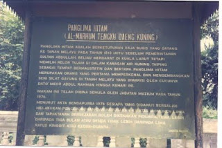 Gelanggang PersantaNala: SIAPA PANGLIMA HITAM?