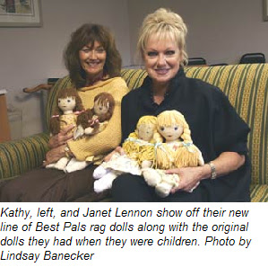 A Lennon Sisters Blog: Kathy and Janet promoting new dolls