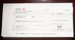 || BEYOND... ||: My 1st Earned Cheque Of My Life !! - Nuffnang Cheque!!!