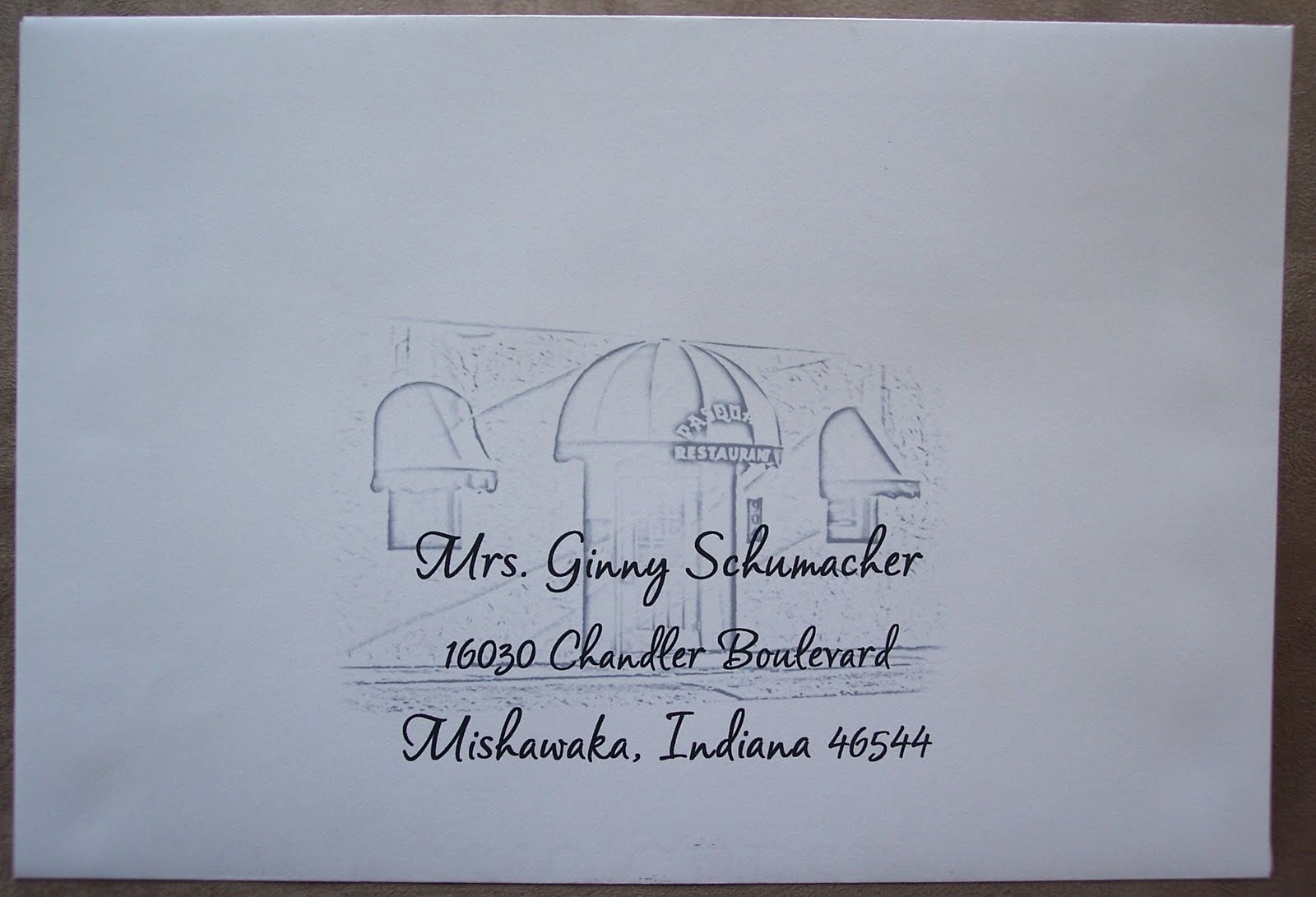 Designs by Ginny: Calligraphy, Envelope Addressing