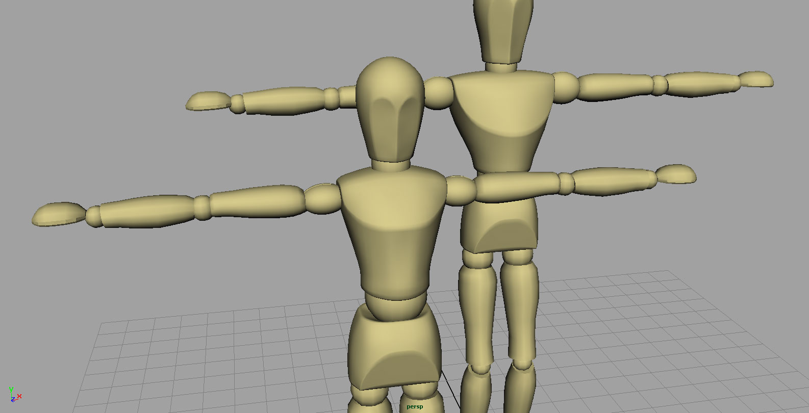 Mu Li Animation: 3D Dummy Character modeling