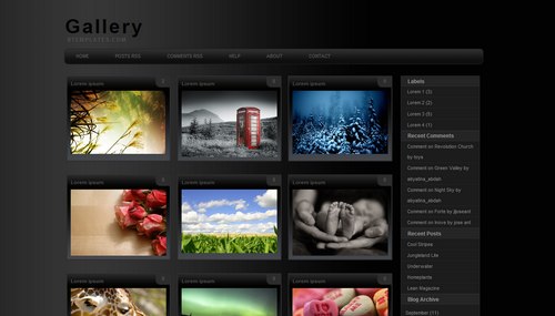 20+ Eye-Catching Gallery Blogger Templates Collection | Blogger Tips ...