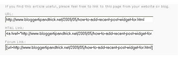 How To Embed URL,HTML,Forum Links Code below Blogger Posts | Blogger ...
