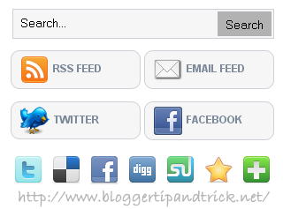 Attractive Subscribe Section + Search Box For Blogger | Blogger Tips ...