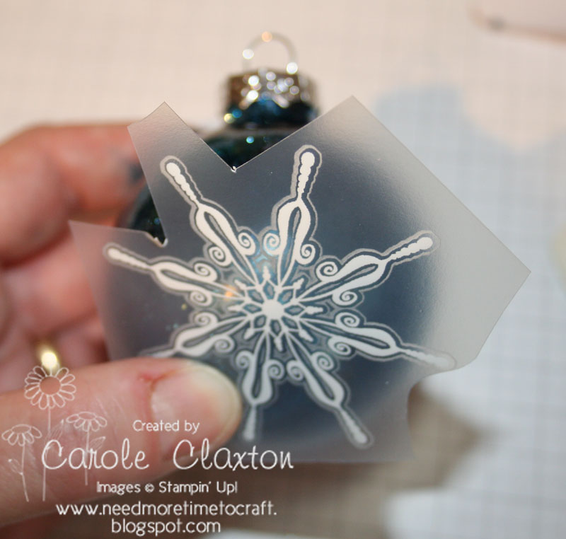 Need more time to Craft: Handmade Glitter Xmas Baubles