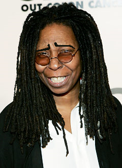 MANGLE JANGLES' CIRCUS: Whoopi Goldberg w/ Eyebrows