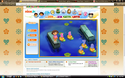 KFC's games for kids: Dora's number pyramid adventure