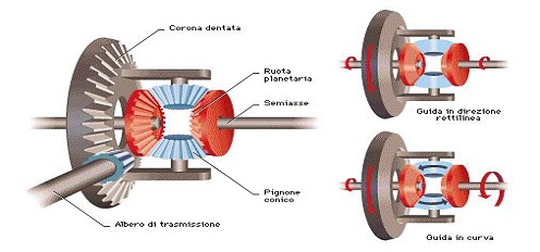 Motoristicamente: Organi di trasmissione: il differenziale