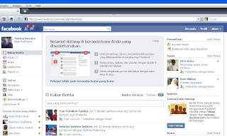 Tampilan Baru Beranda Facebook - Berbagi Info Dunia