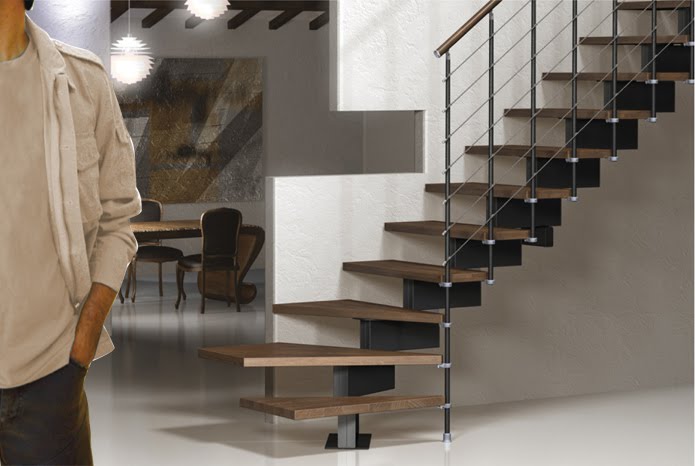 Interior Design Stairs: ESCADAS MODULARES EM KIT