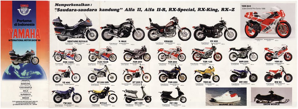 Koleksi Barang Djadoel: POSTER-KALENDER YAMAHA