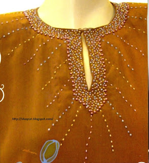 tempahan manik: manik dan labuci terkini