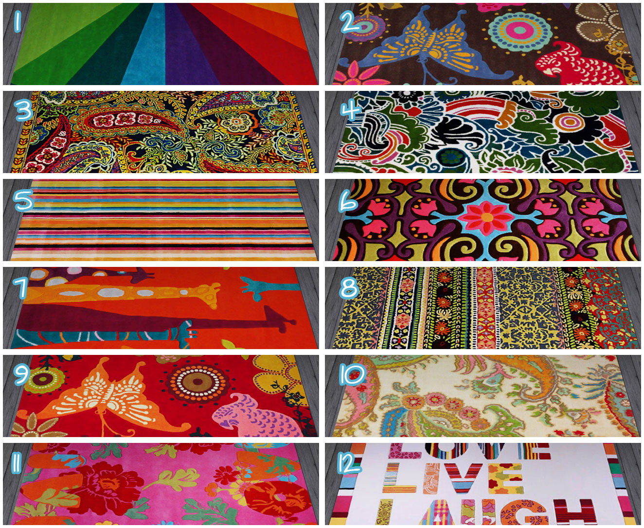 The Grown-Ups are Lying: Sims 3: A Dozen Colorful Rugs in a Dozen ...