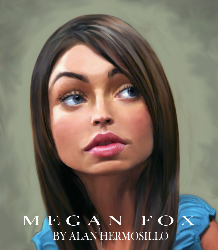 Alan Hermosillo Ilustración Megan Fox