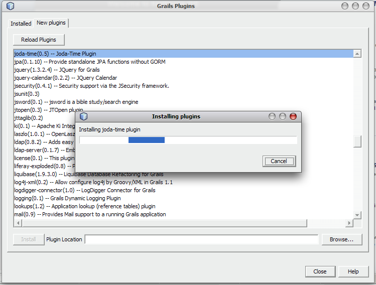Installing Grails Plugins in NetBeans - Messages from mrhaki