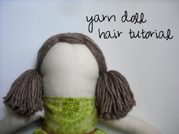bedtime tales: Yarn Doll Hair Tutorial