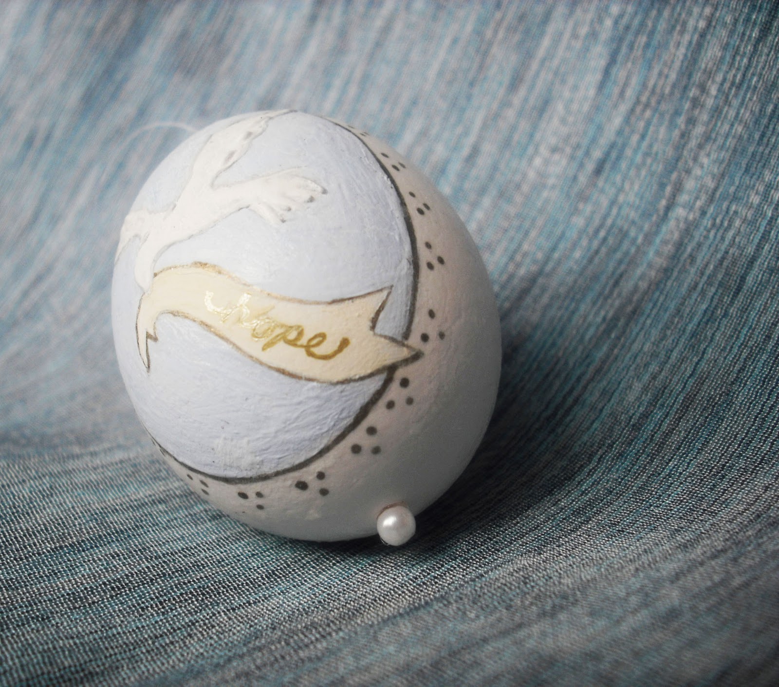 bedtime tales: Christmas Egg Ornament tutorial