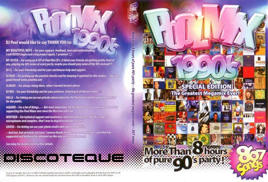 Pool Mix 1990's - DJ Pool (867 Songs, over 8 hours) ~ Mixfreaks Podcast