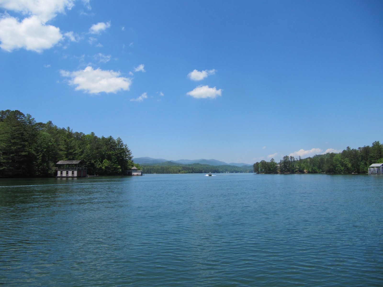 Return to Clayton, GA, 2012: A Pontoon Boat Trip on Lake Burton, May, 2010