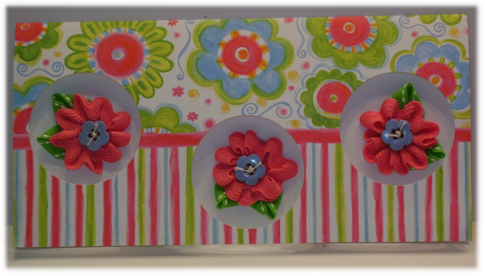 Adornments by lisa: RIck Rack Flowers