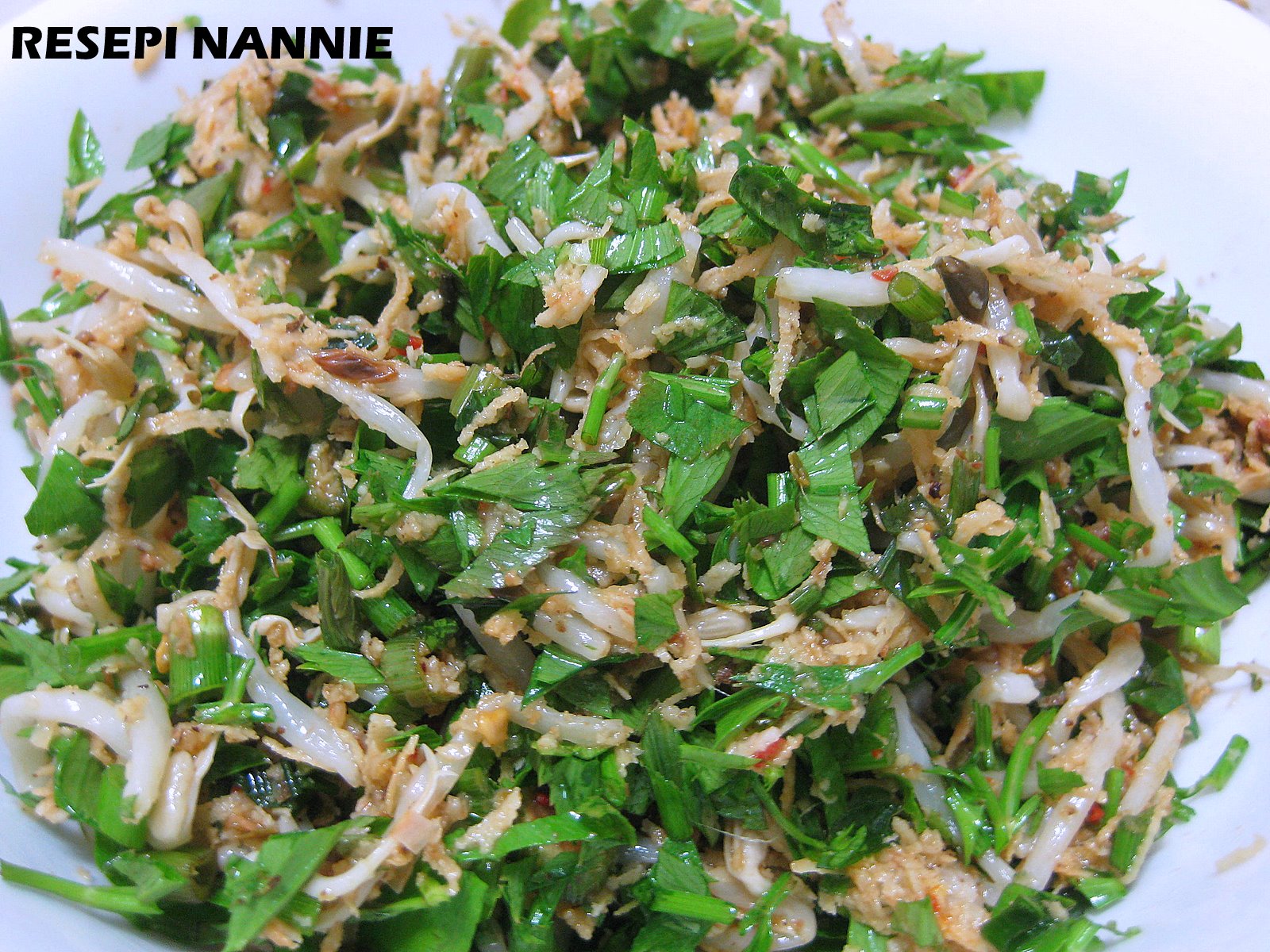 URAP DAUN SELOM - Tips Resep Cara Membuat