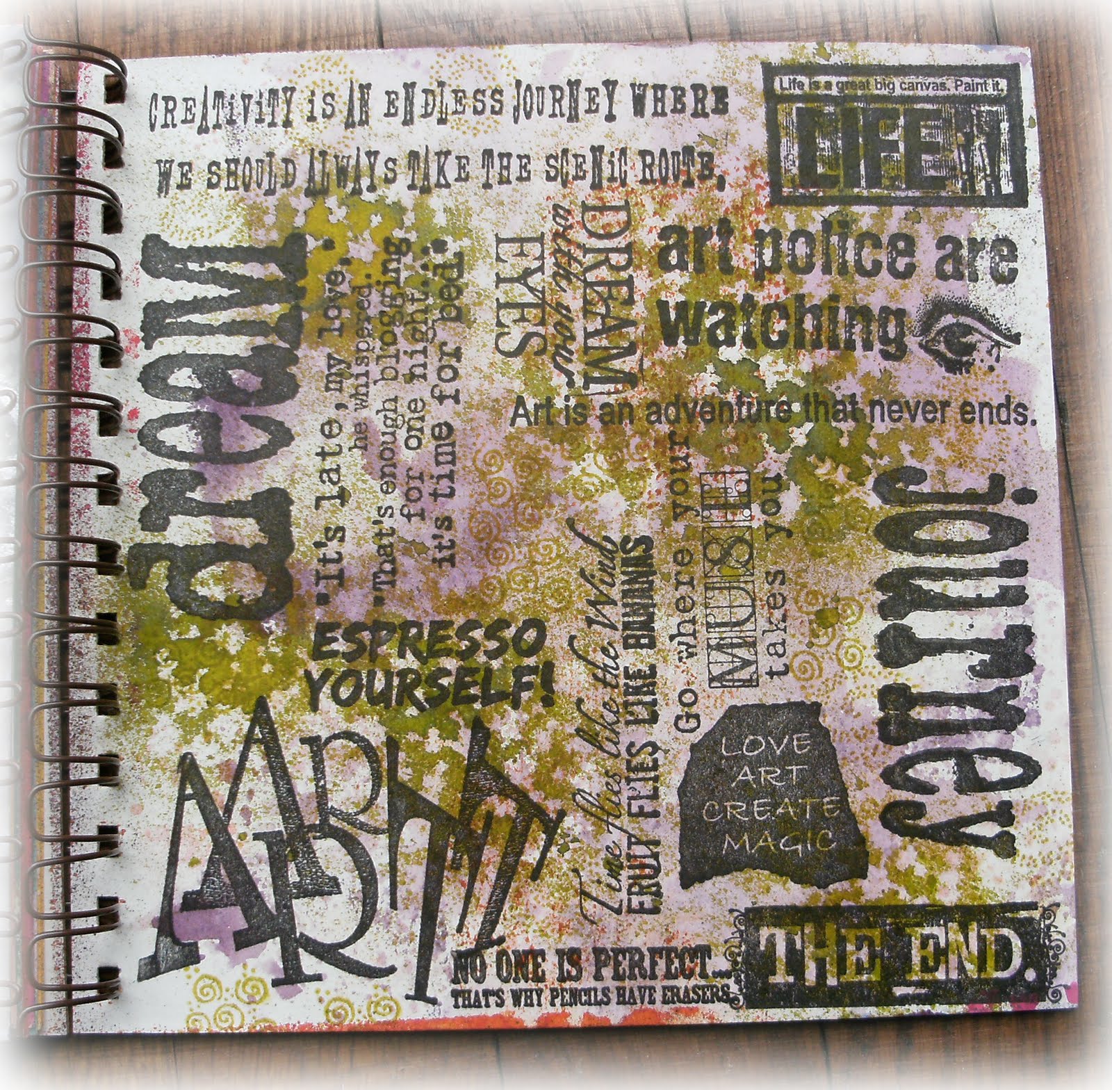 Alcoholinky: Journalling