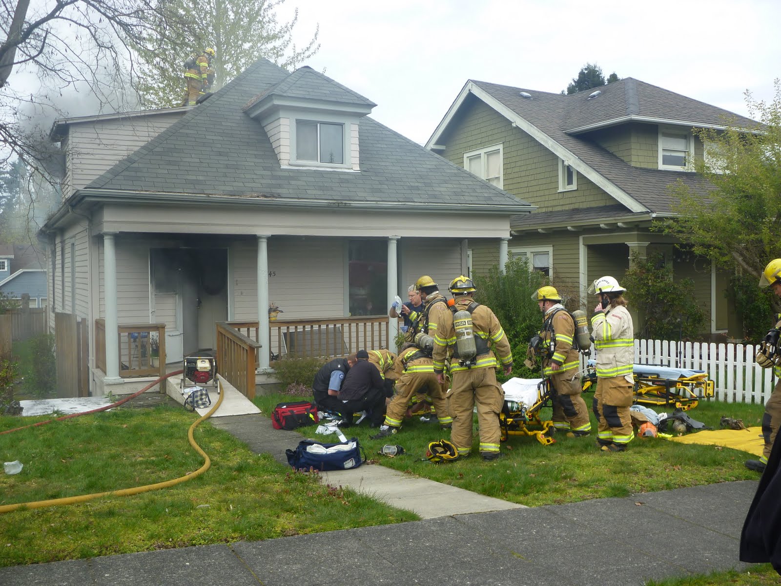 Tacoma Fire Department: Residential Structure Fire