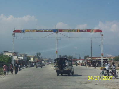 Cite Soleil Children: April Pictures: Cleaning up, Haitian Police Cheif ...