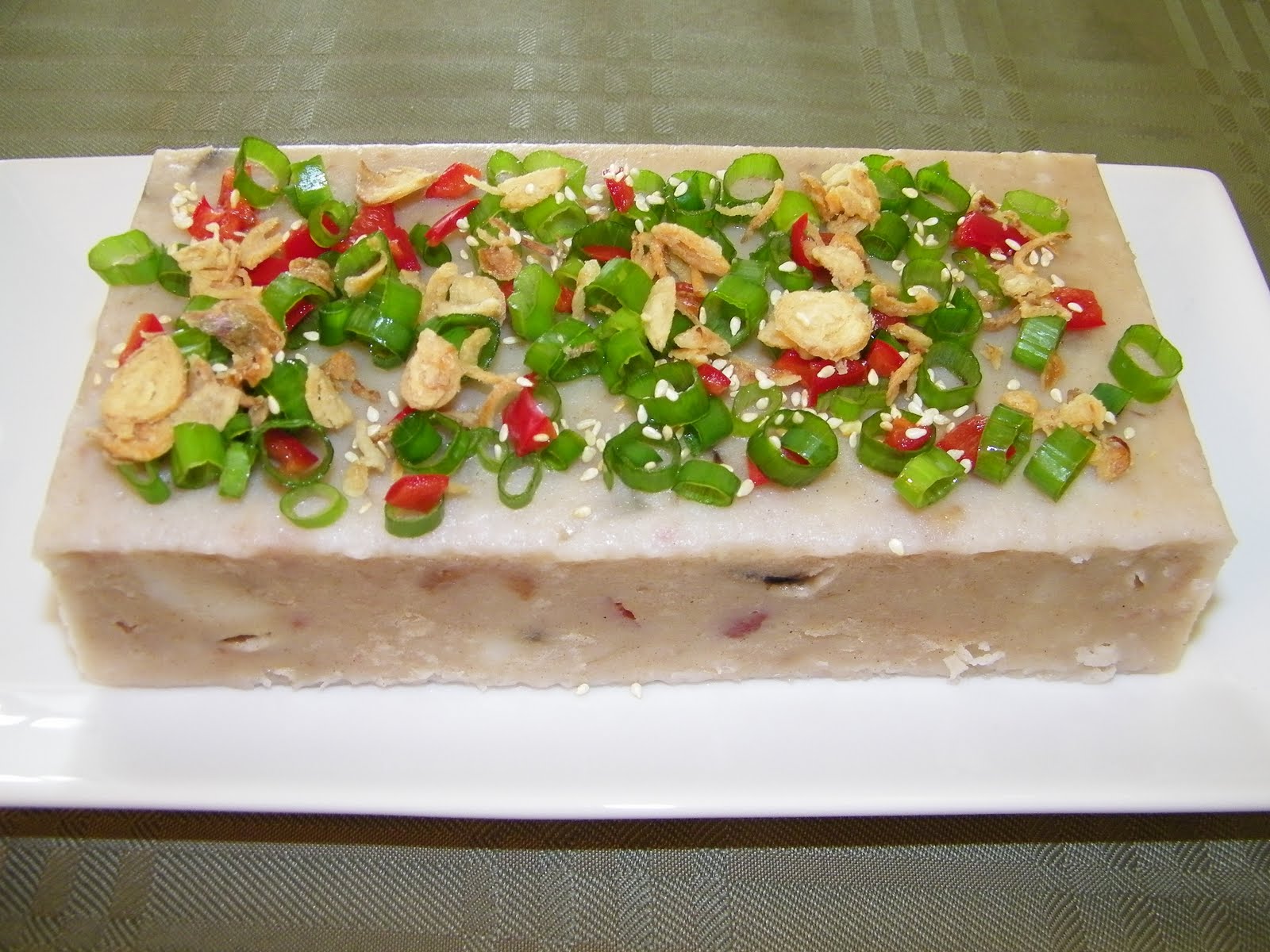 Little Bellevue Kitchen: Yam Cake (Or Kueh)芋头糕