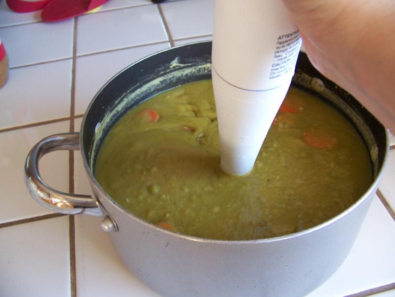 Near to Nothing: Halloween Slime Soup (Split Pea Soup)