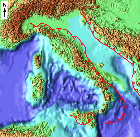 Italy Tourism: Topography of Italy