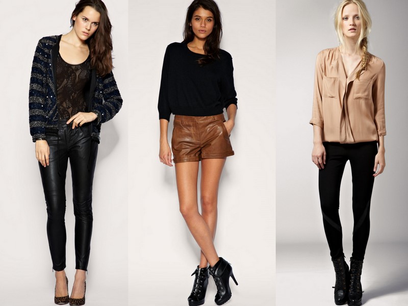 Tendencia CUERO Street Style LookBook Collage INSPIRATION - Así es la Moda